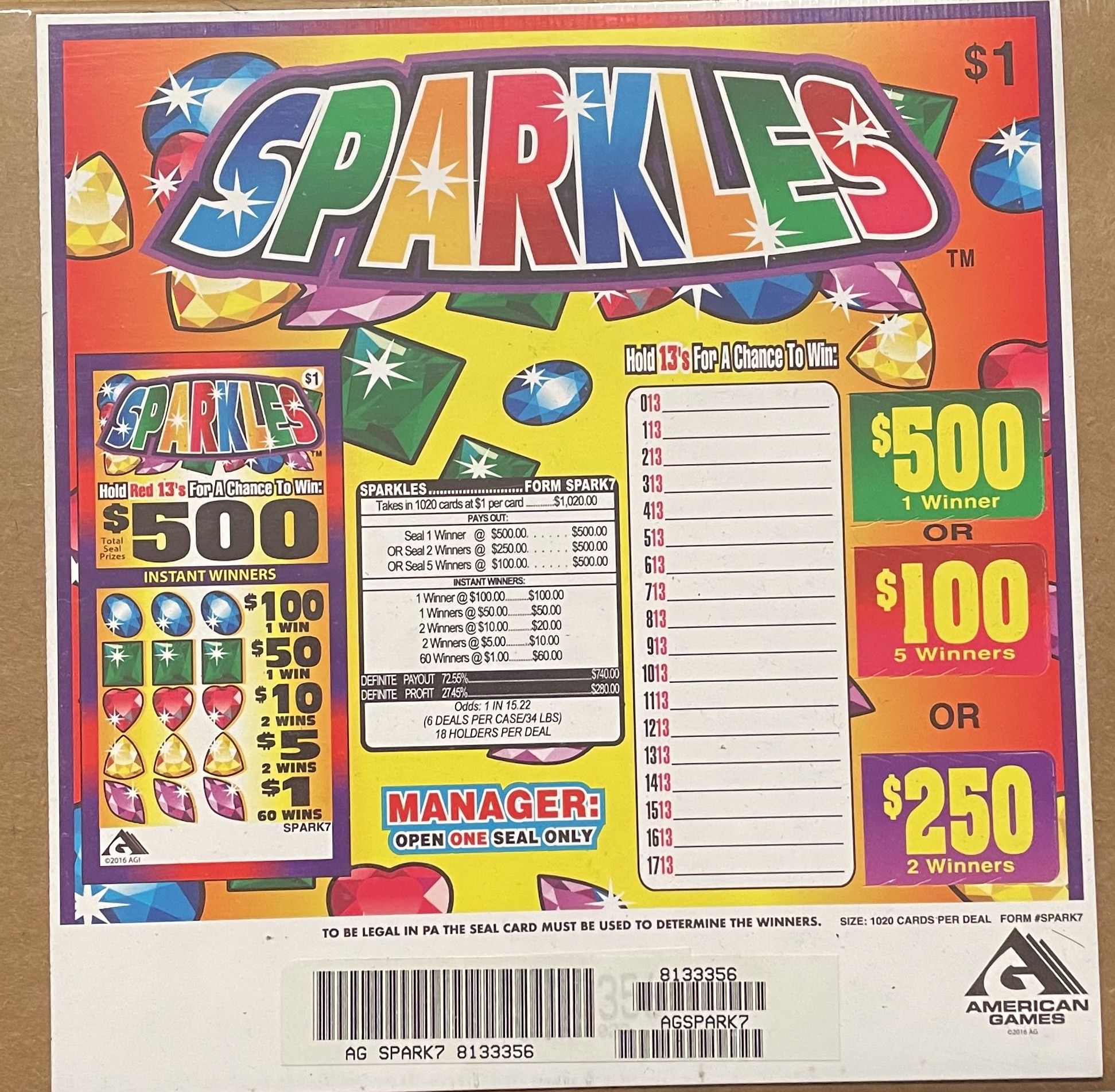 K&M Sales | Pull Tabs, Tip Jars, And More!